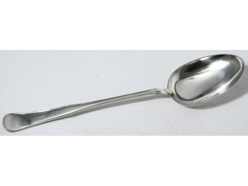 Ложка сервировчная большая, Двойной кант, 145 гр - SilverRoom.ru