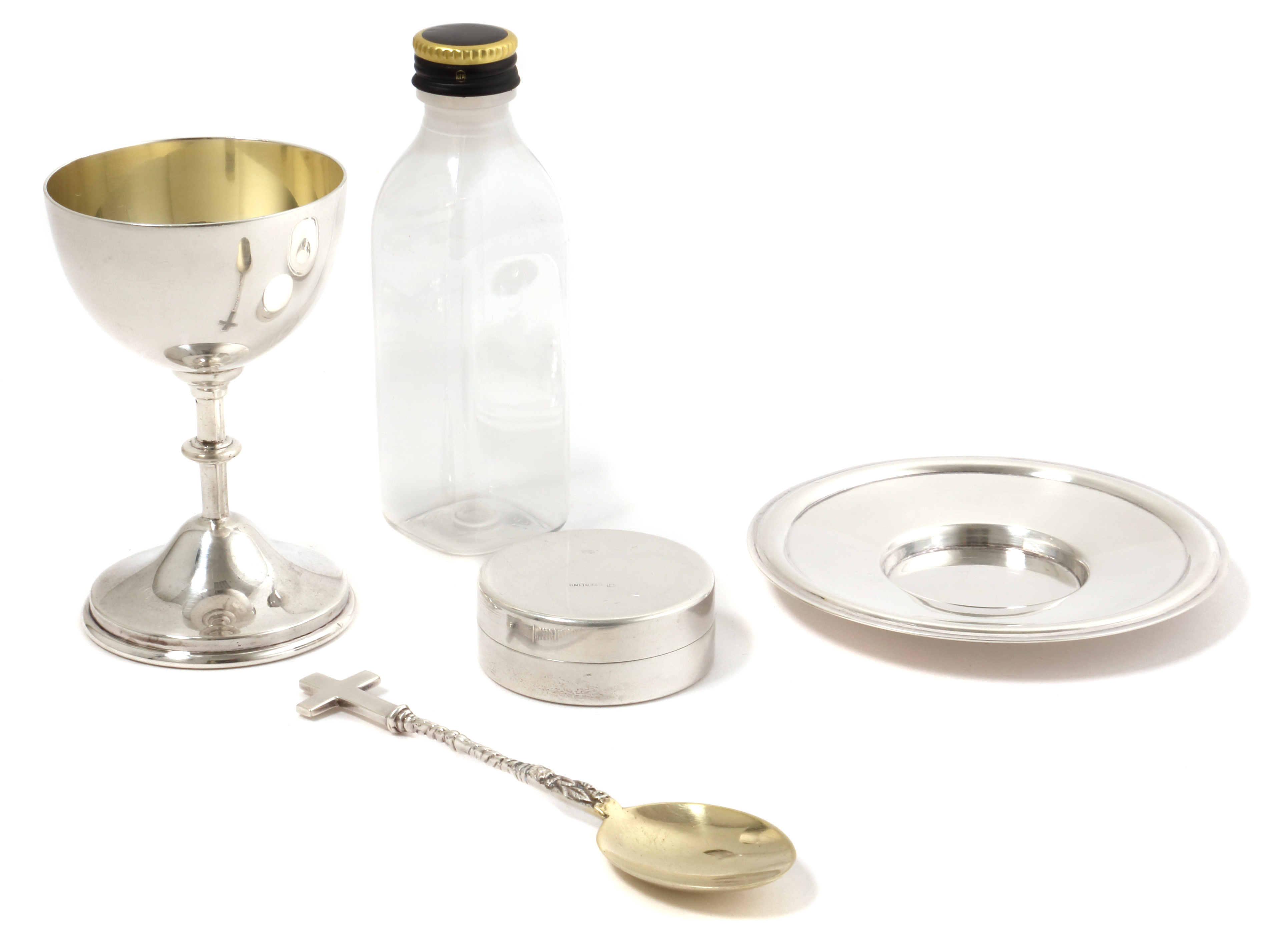 Дароносица в футляре. Серебро. США, начало 20 века. - SilverRoom.ru